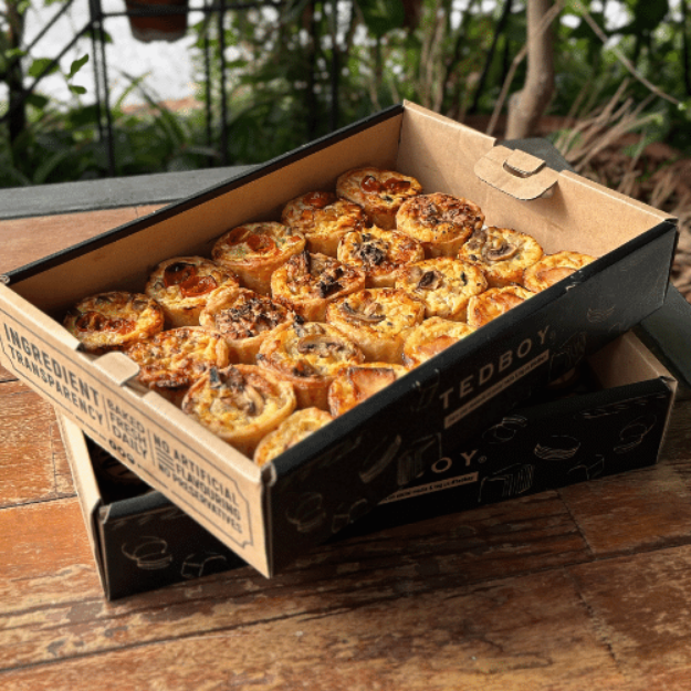 Mini Quiches Catering Box | Tedboy