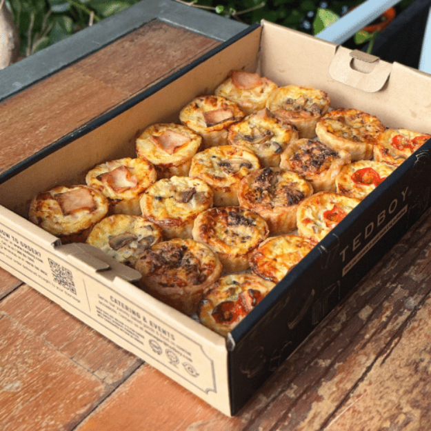 Mini Quiches Catering Box | Tedboy
